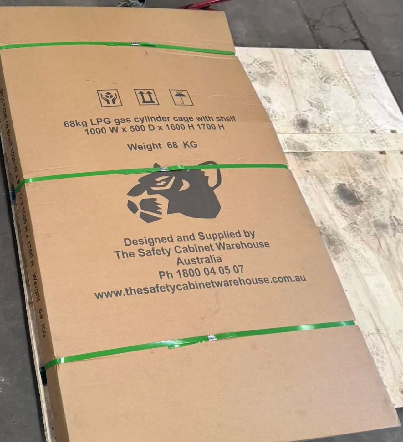 Domestic 45kg Gas Bottle Cage | Secure Storage For LPG Cylinders